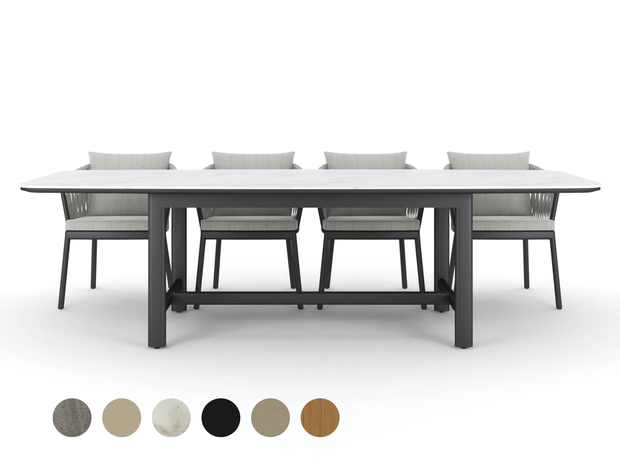 Bight Curved Dining Table by Cove Outdoor | Dawson And Co | Auckland ...