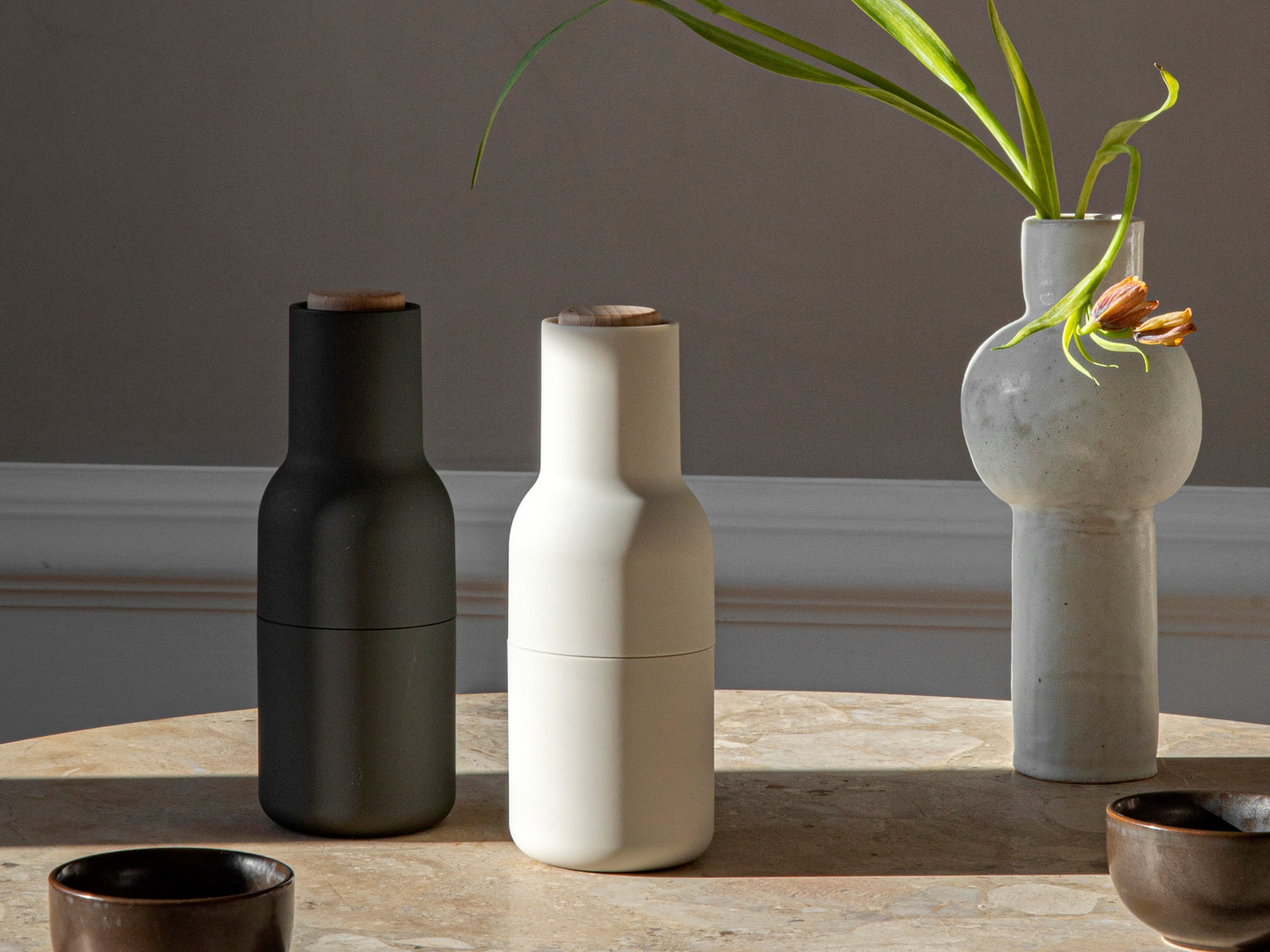 Bottle Grinder 2 pcs by Audo Copenhagen | Dawson And Co | Auckland – Dawson & Co