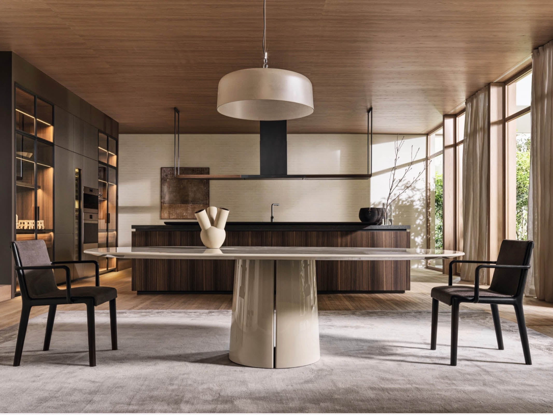 Mateo round dining table by Molteni&C | Dawson and Co | Auckland ...