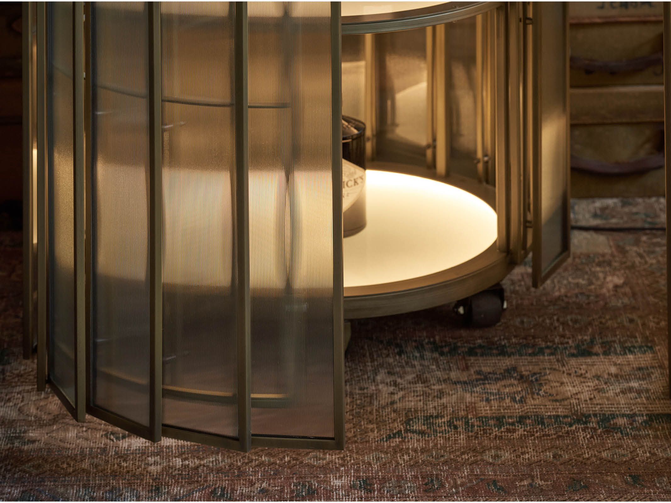 Shimmer Small Round Bar Cabinet by Timothy Oulton | Dawson And Co ...