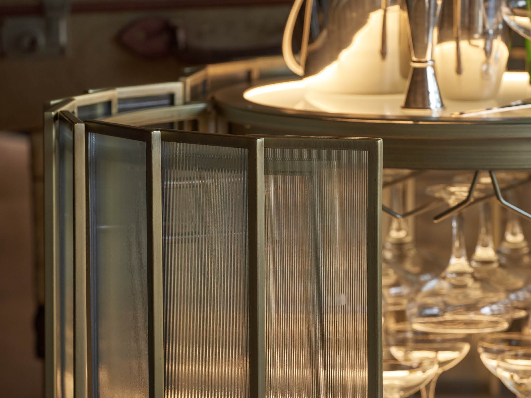 Shimmer Small Round Bar Cabinet by Timothy Oulton | Dawson And Co ...